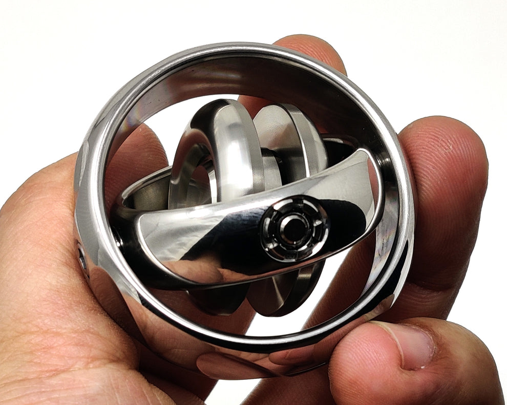 Mechforce EDC Gyroscope, Stainless Steel, Gen2 Deluxe Edition